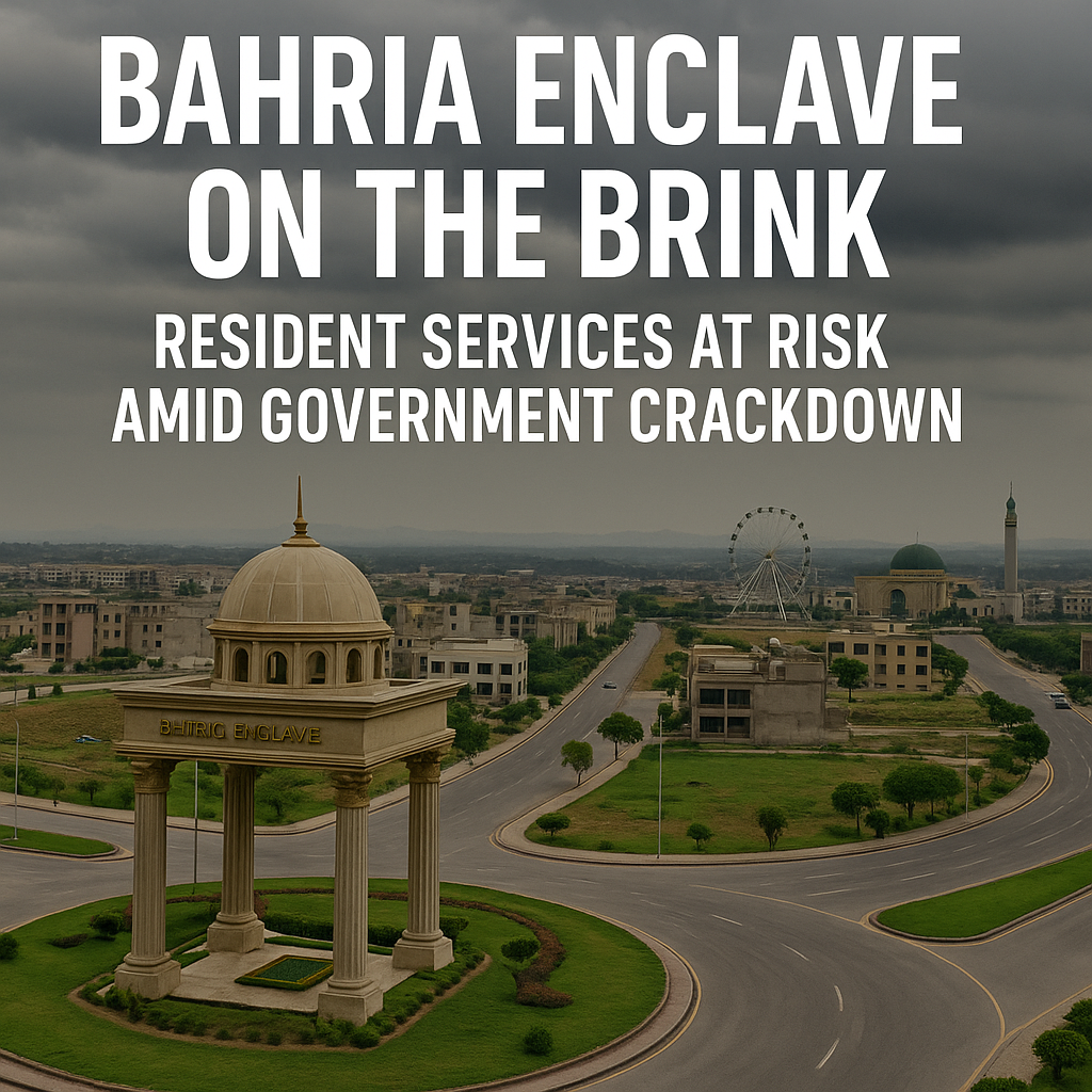 Bahria Enclave on the Brink – Resident Services at Risk Amid Government ...
