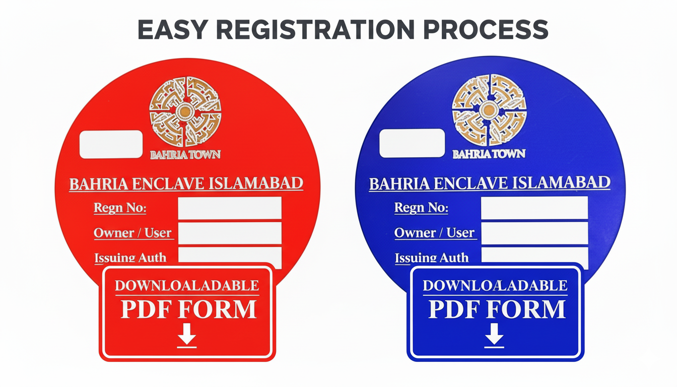 Bahria Enclave Islamabad – MSM Security Vehicle Sticker Issuance for ...